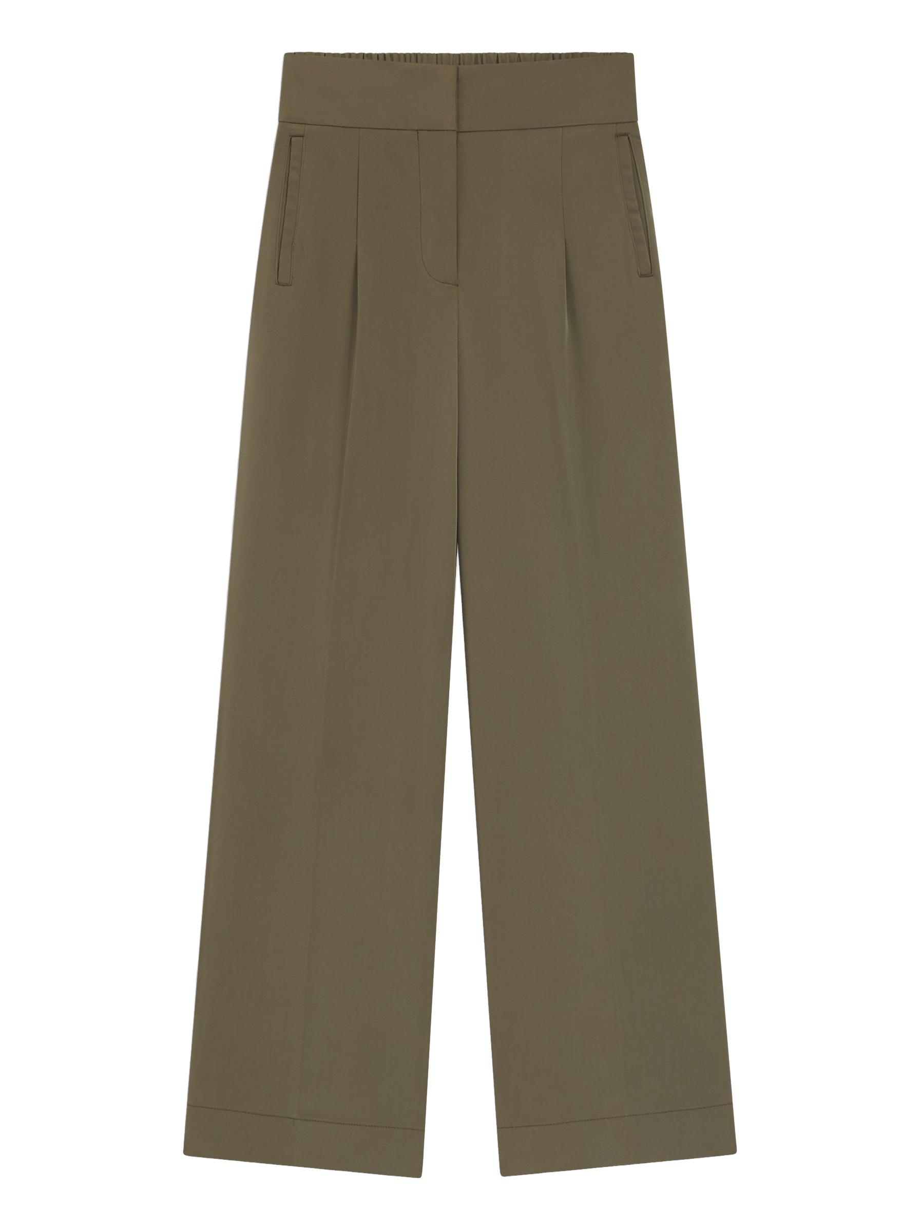 BOSS BOSS Pleat Front Straight-Fit Trousers
